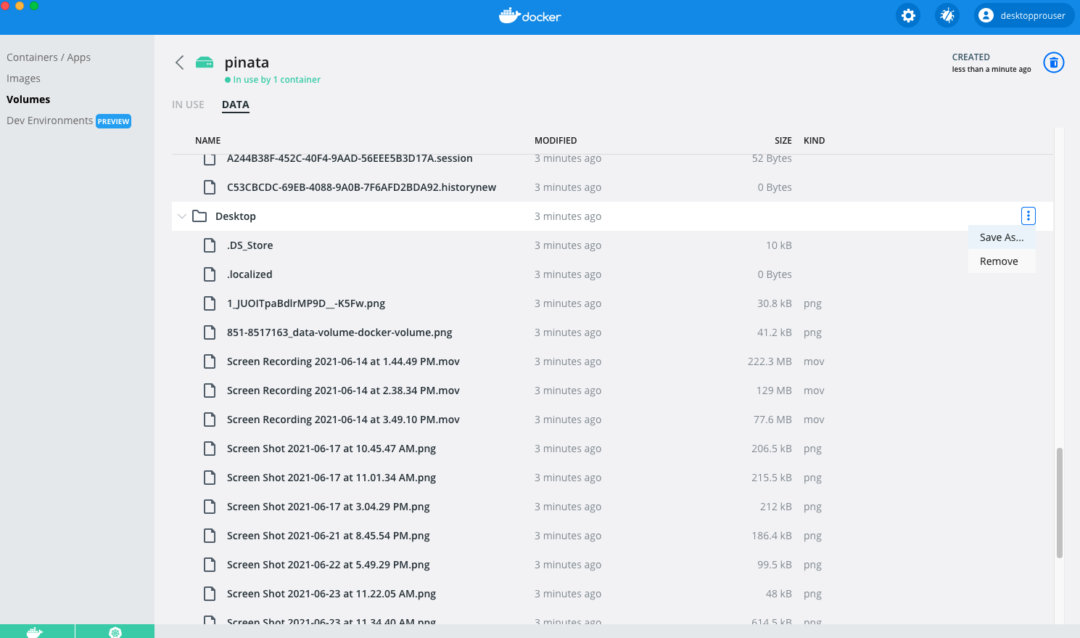 Improved Volume Management, Docker Dev Environments and more in Desktop ...