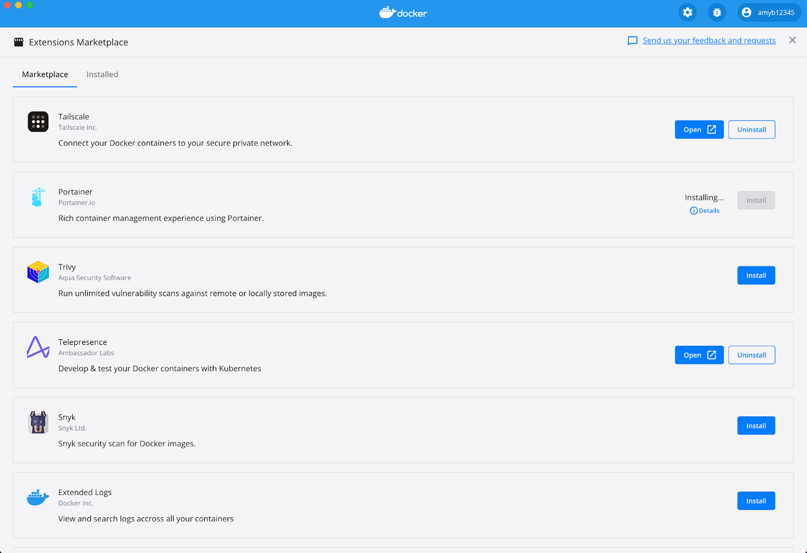 Docker Extensions Preview | Docker