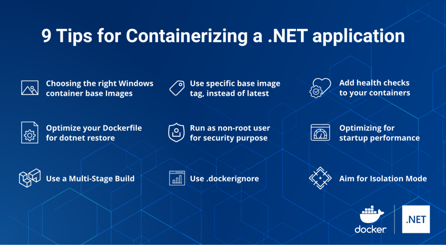 9 Tips for Containerizing Your .NET Application | Docker