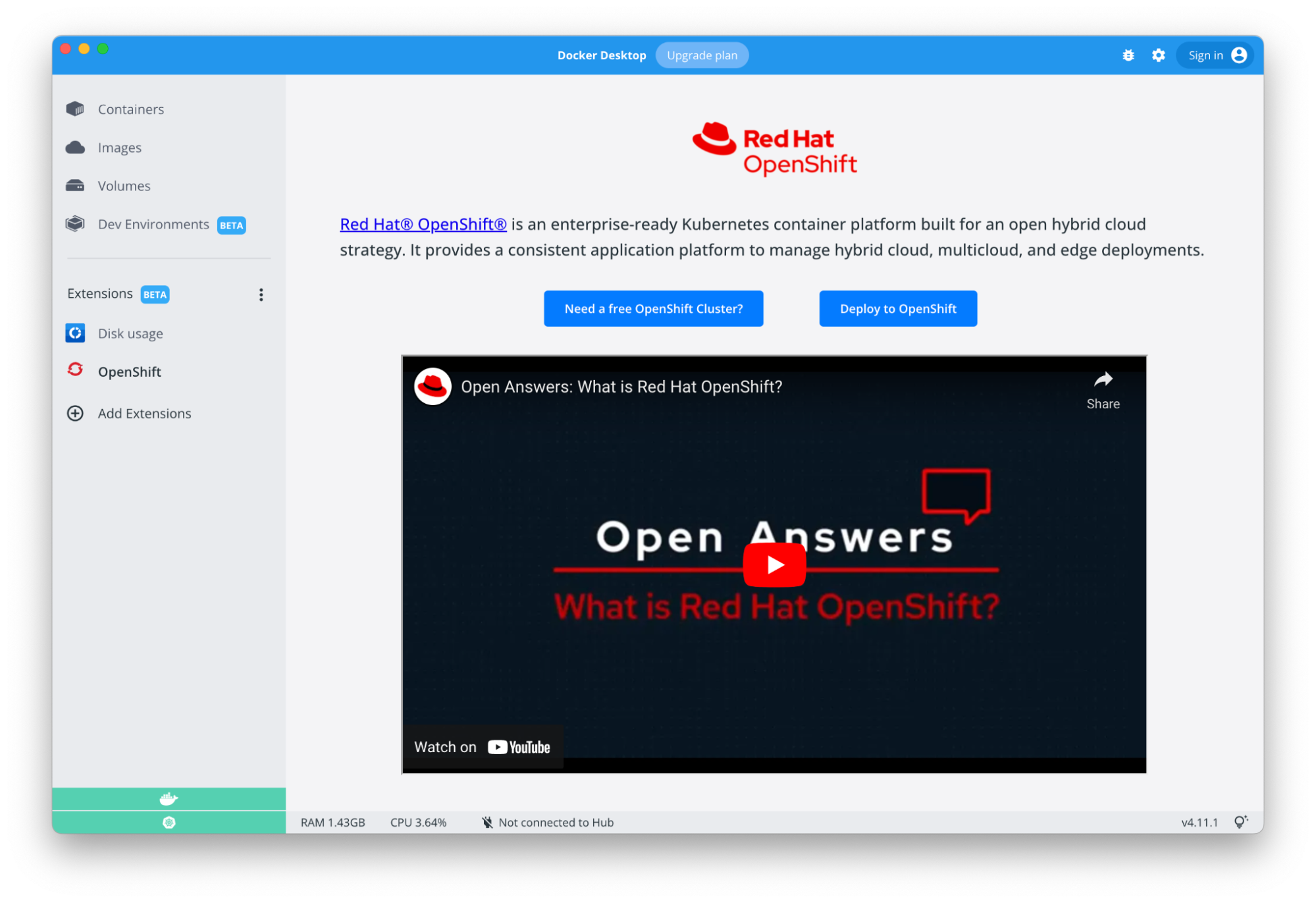 Simplified Deployment of Local Container Images to OpenShift - Docker