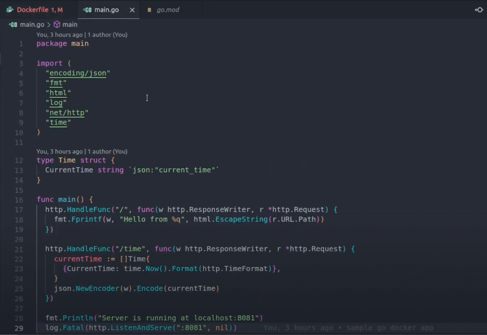 Developing Go Apps With Docker Docker