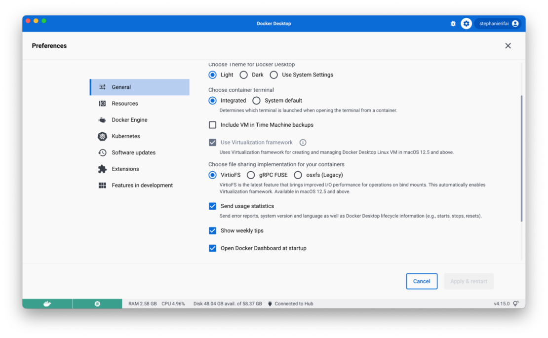Docker Desktop 4.15: Improved Usability and Performance