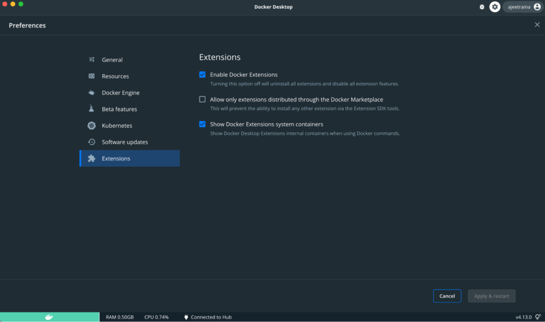 How To Use The Supertokens Docker Extension