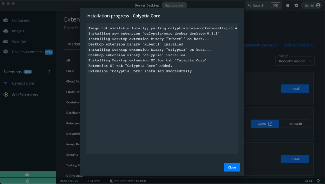How to Use the Calyptia Core Docker Extension