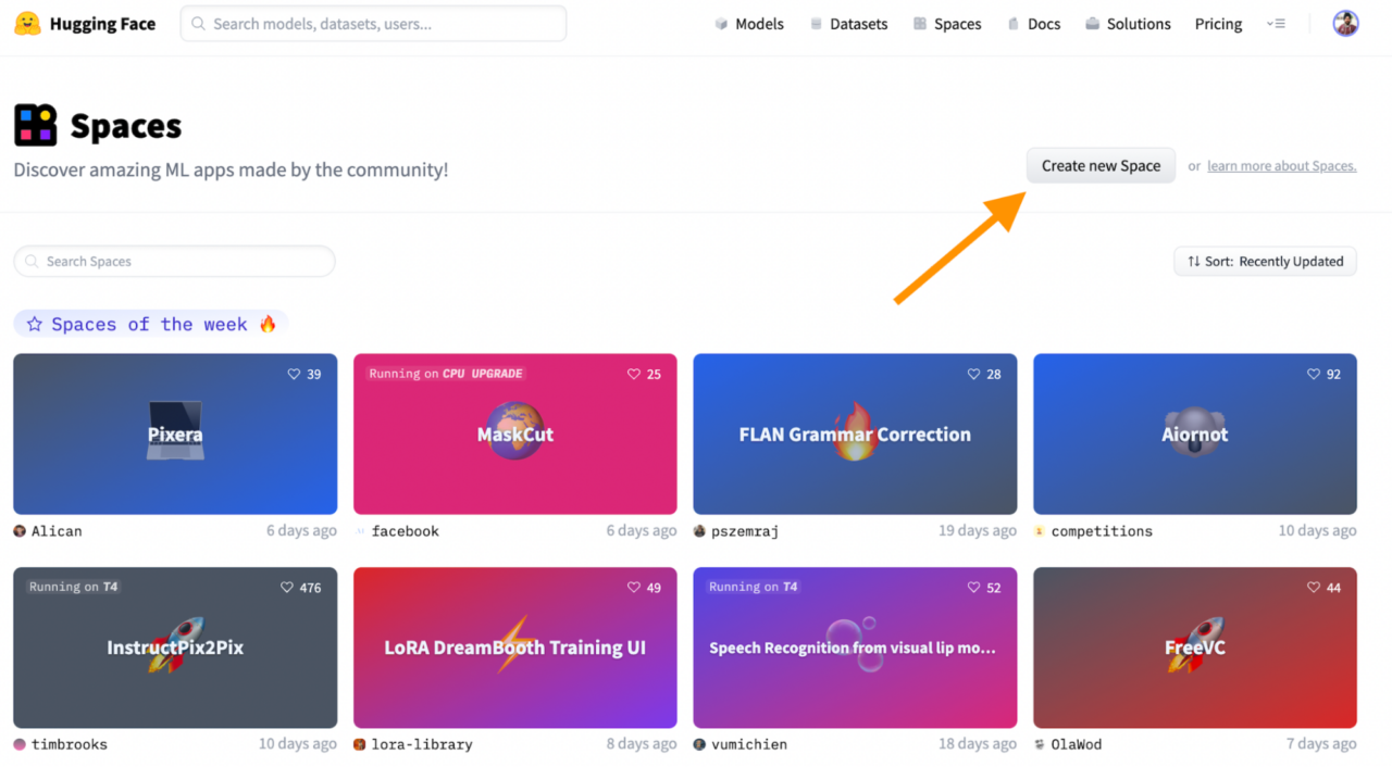 Build Machine Learning Apps with Hugging Face | Docker