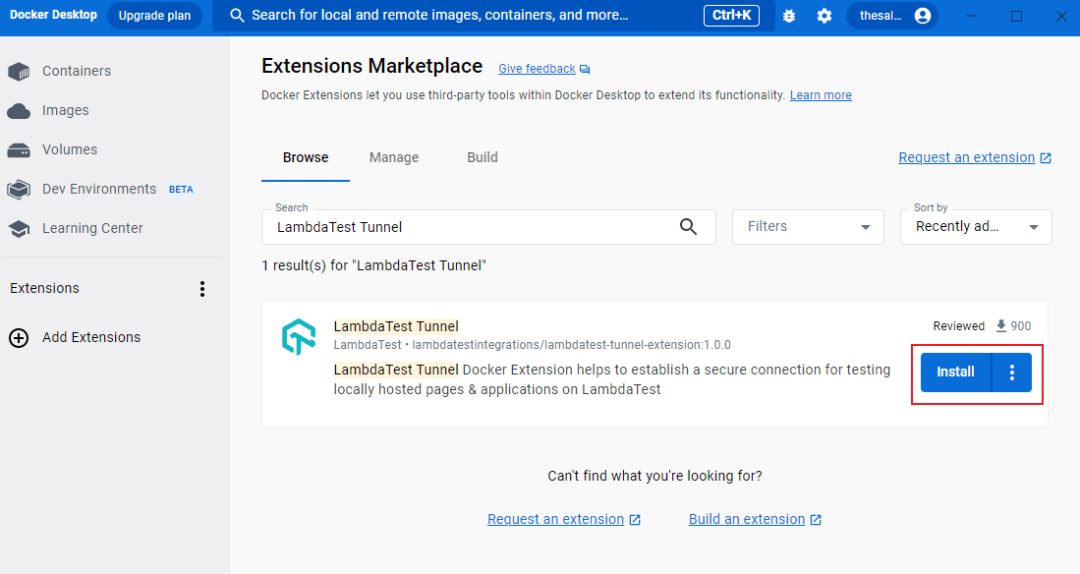 Boost Your Local Testing Game With Lambdatest Tunnel Docker Extension Docker