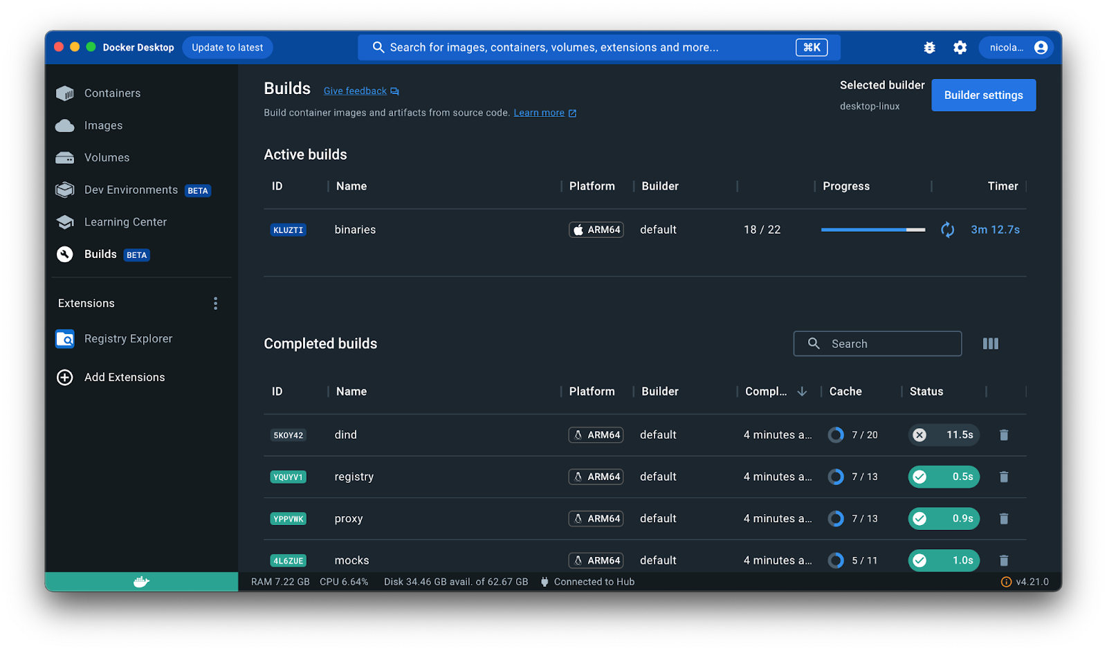Docker Desktop 4.21: Support for new Wasm runtimes, Docker Init support for Rust, Docker Scout ...