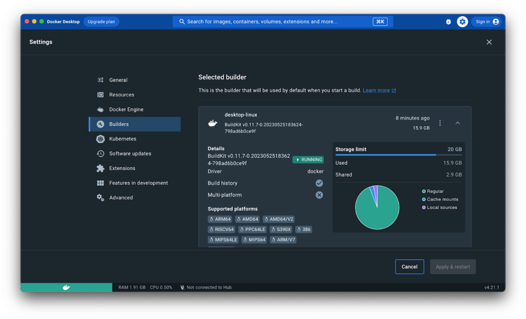 Docker Desktop 4.21: Support for new Wasm runtimes, Docker Init support for Rust, Docker Scout ...