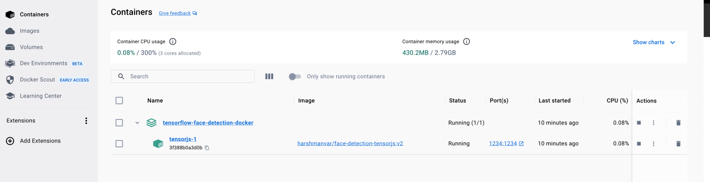 Accelerating ML with TensorFlow.js: Using Pretrained Models and Docker | Docker