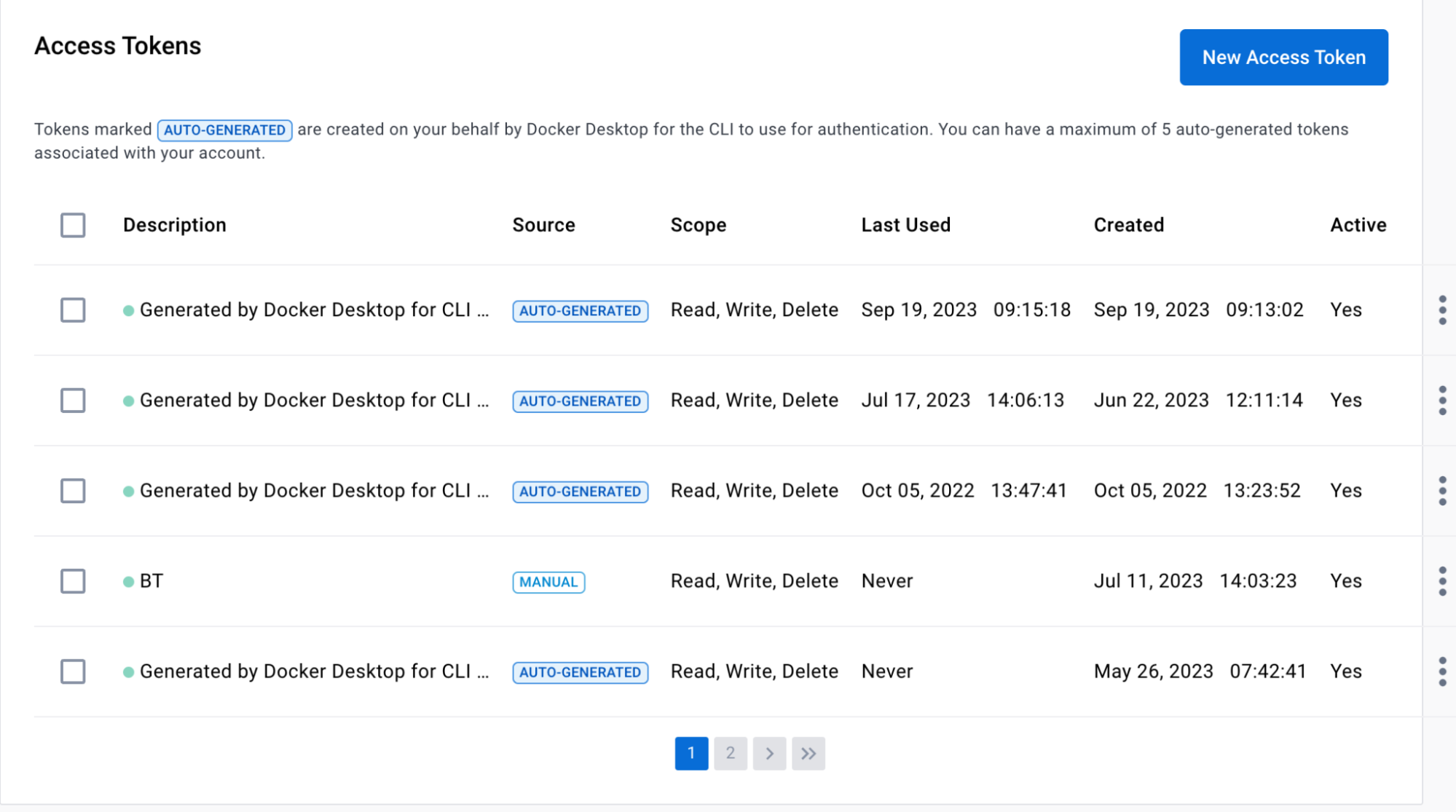 Changes to How Docker Handles Personal Authentication Tokens | Docker