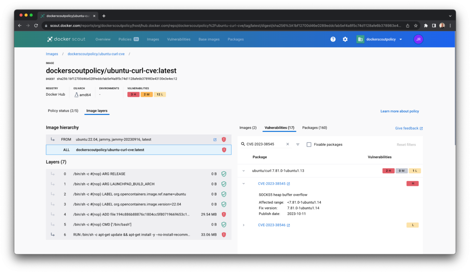 Security Advisory High Severity Curl Vulnerability Docker