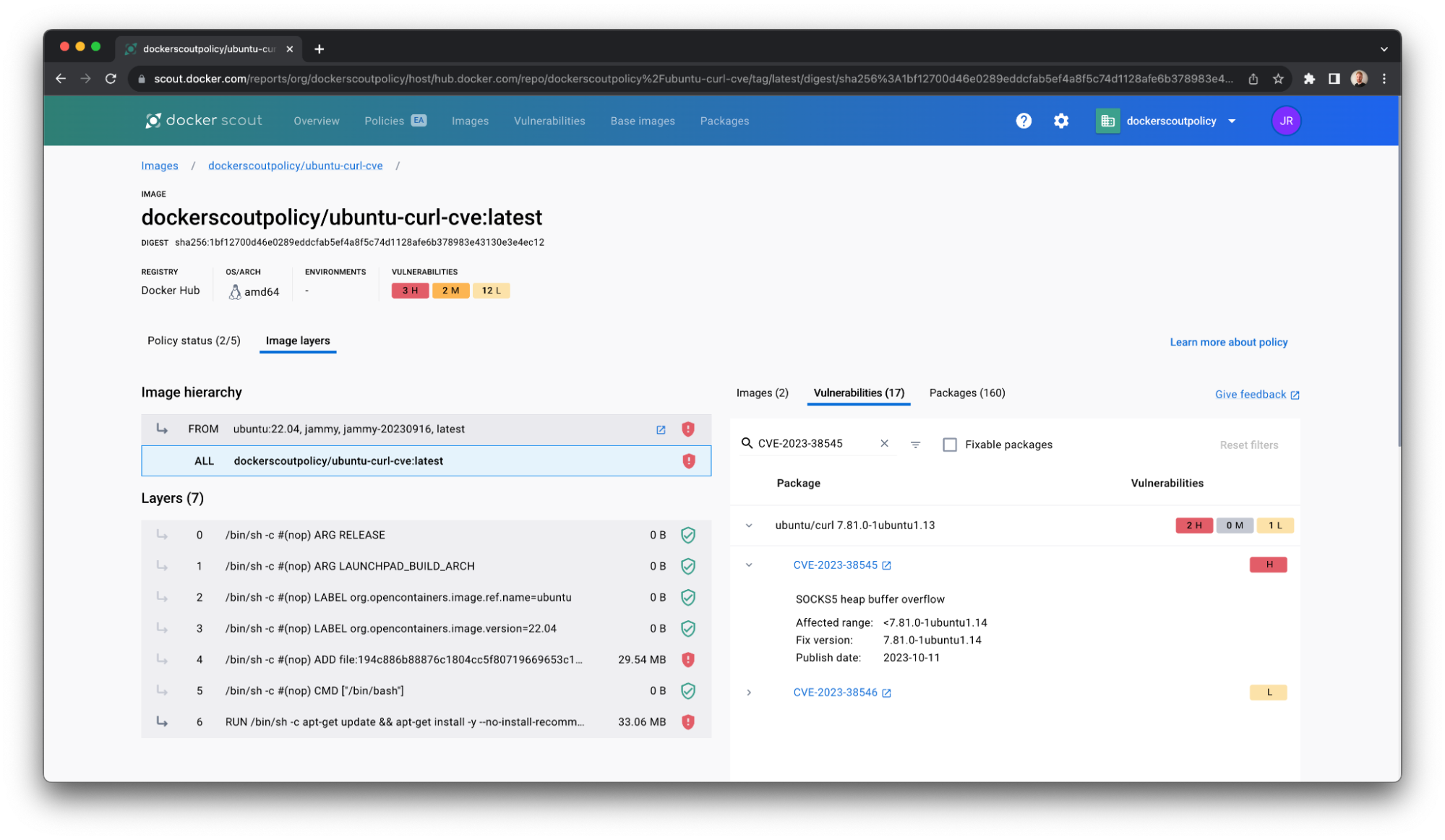 Security Advisory: High Severity Curl Vulnerability | Docker