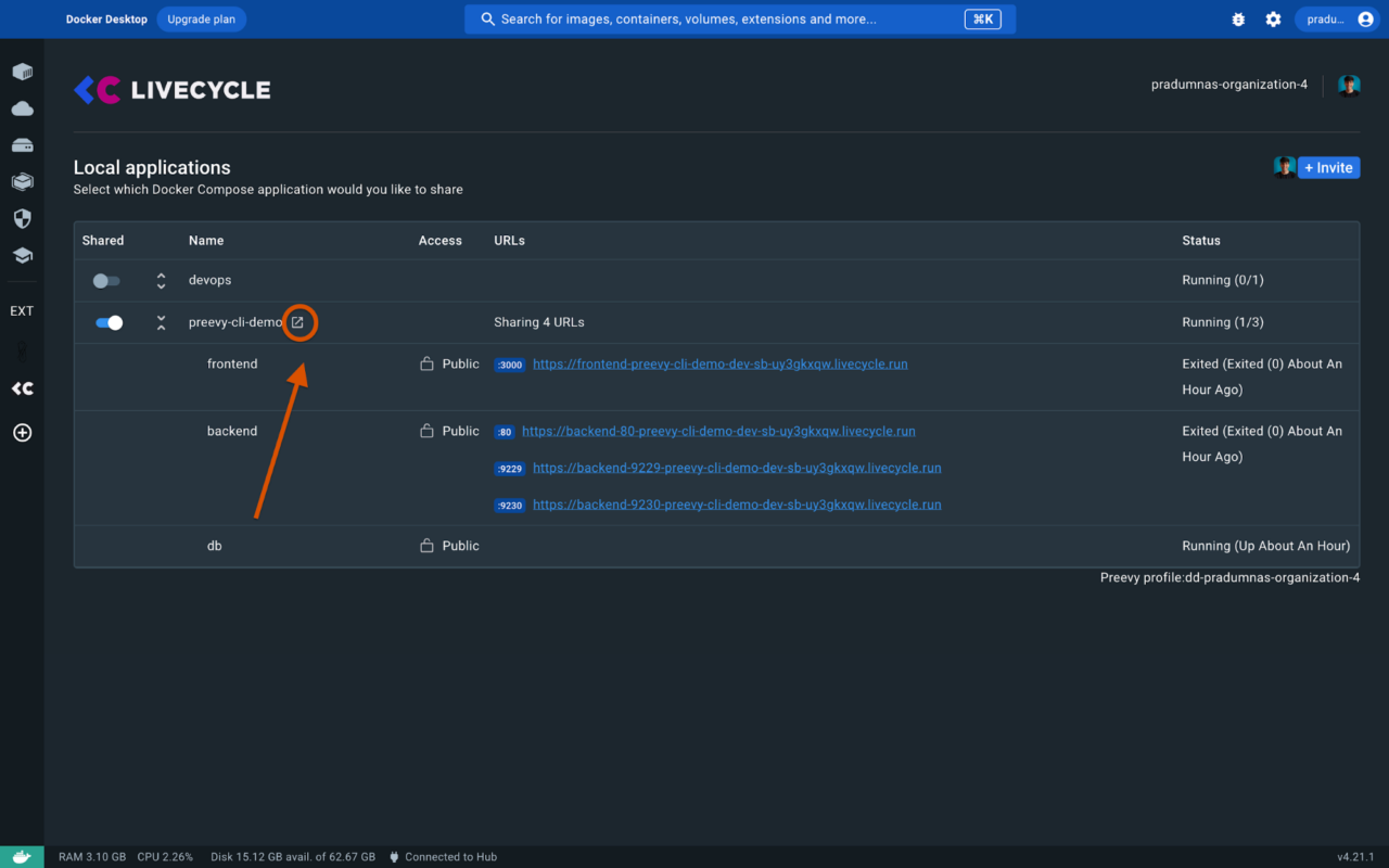 The Livecycle Docker Extension: Instantly Share Changes and Get Feedback in Context | Docker
