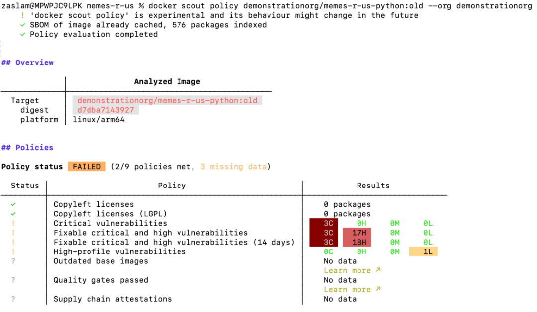 How to Enhance Application Security Posture with Docker Scout Policies ...