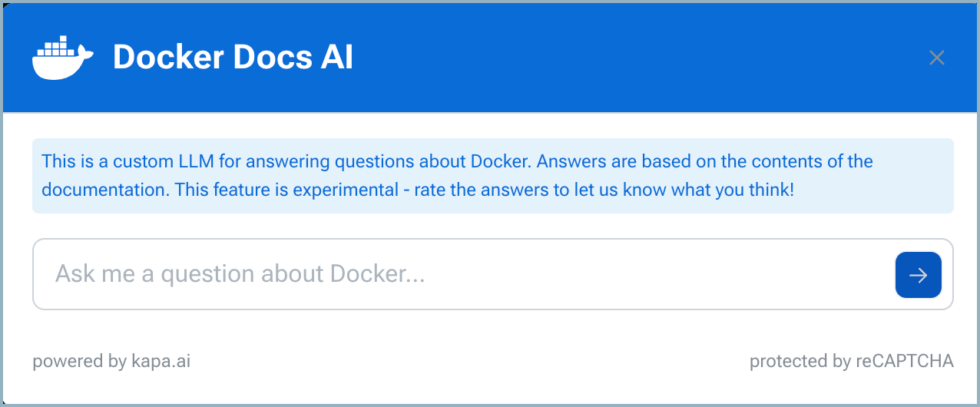 Docker Documentation Gets an AI-powered Assistant | Docker