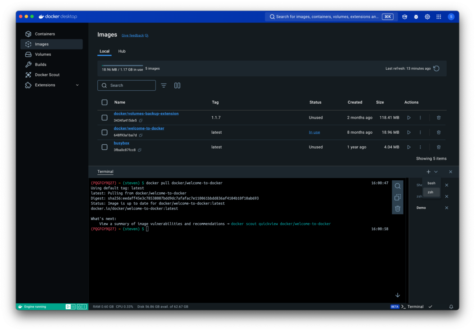 Docker Desktop 432 Beta Releases Of Compose File Viewer Terminal