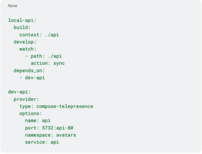 Extend Docker Compose with Provider Services