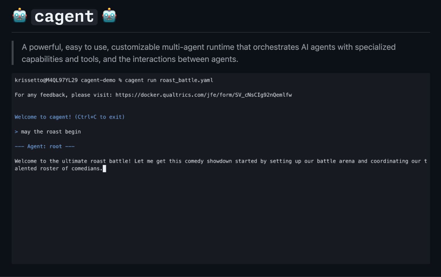 Build and Distribute AI Agents and Workflows with cagent | Docker