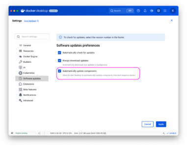 Docker Desktop 4.46: Silent Updates and New Experience
