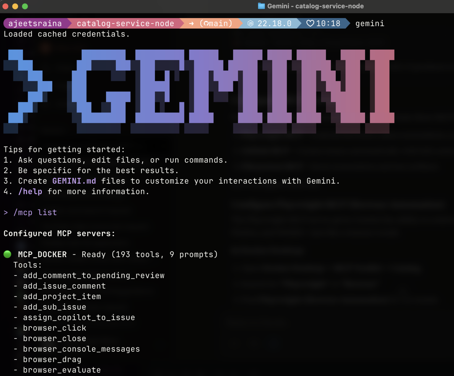 Set Up Gemini CLI for MCP: GitHub MCP Server | Docker