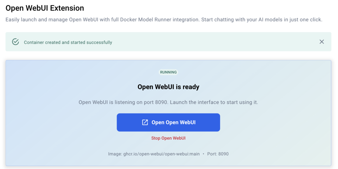 Run Local AI with Open WebUI + Docker Model Runner | Docker