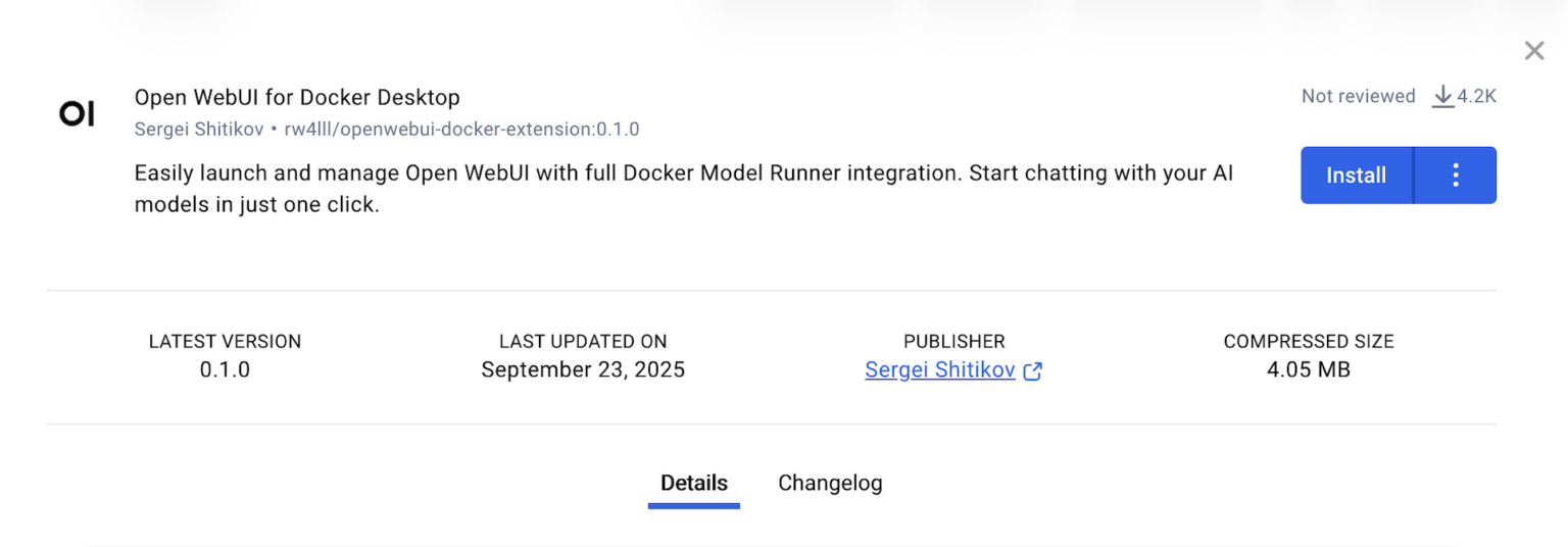 Run Local AI with Open WebUI + Docker Model Runner | Docker