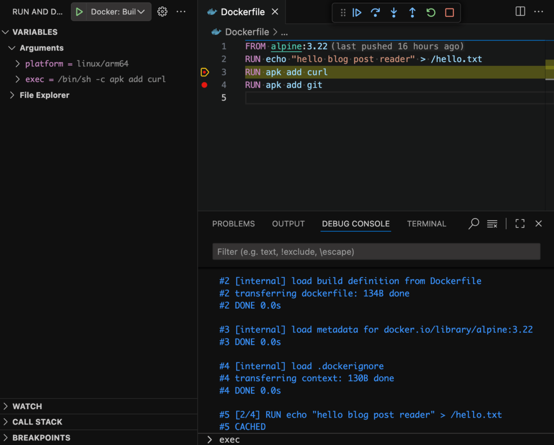 Debug Docker Builds with Visual Studio Code | Docker