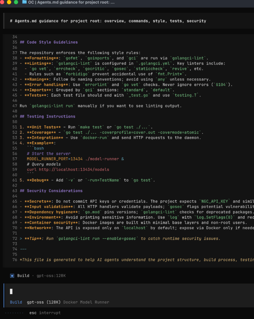 Private AI Coding: OpenCode + Model Runner | Docker