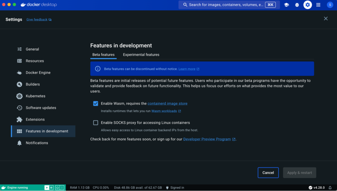 Wasm と Docker の比較 | Docker