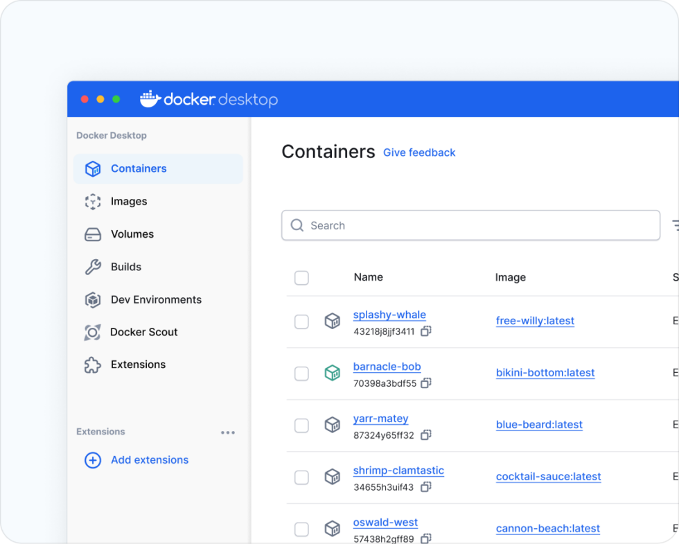 Docker コンテナー アプリケーション開発の加速