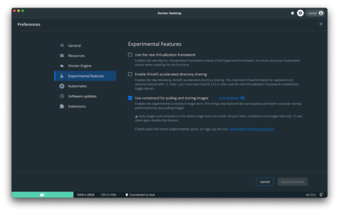 Integrated Terminal for Running Containers, Extended Integration with ...