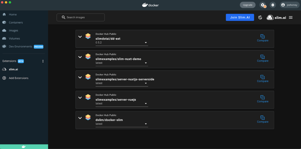 Slim.AI Docker Extension for Docker Desktop | Docker