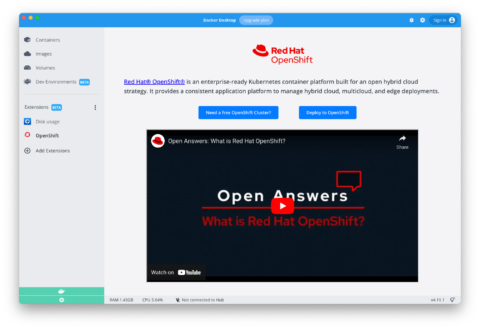 Simplified Deployment of Local Container Images to OpenShift - Docker