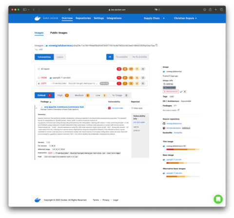 Resolve Vulnerabilities Sooner With Contextual Data | Docker