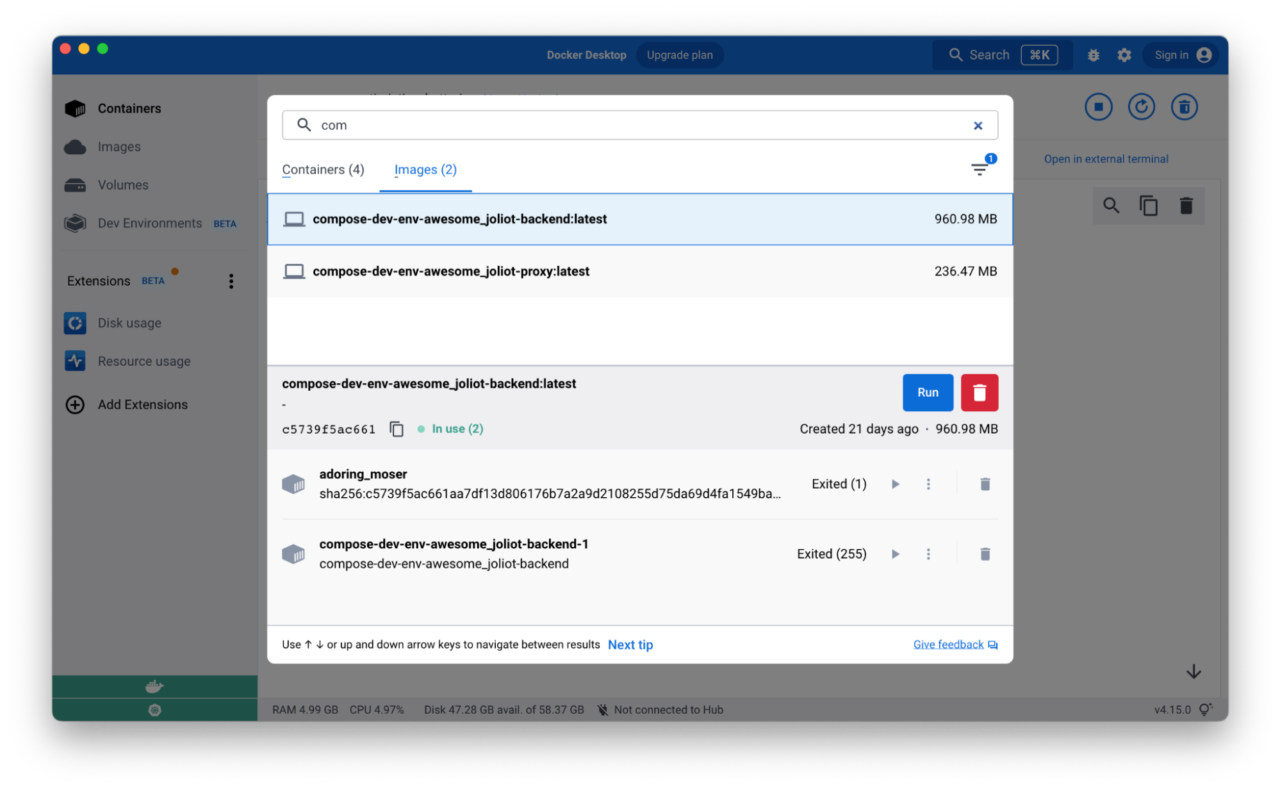 Docker Desktop 4.15: Improved Usability and Performance