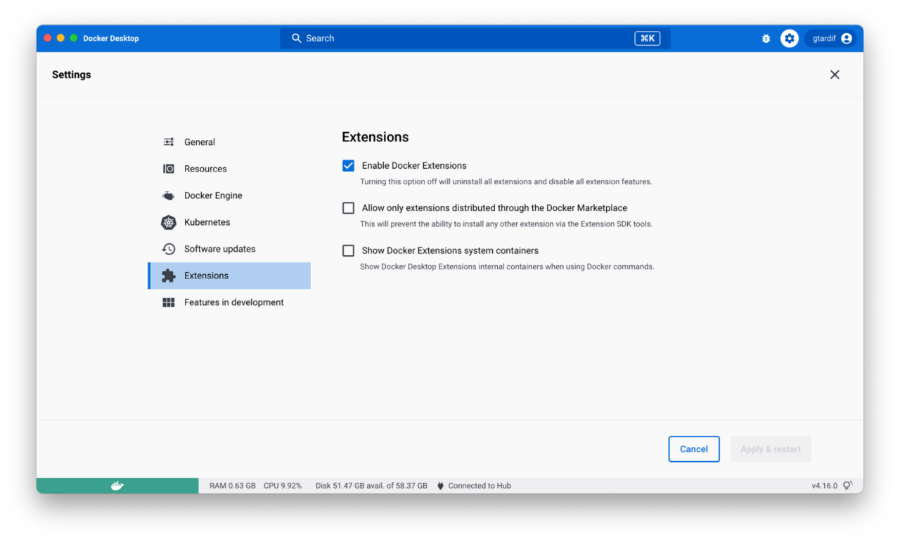 Docker Desktop 4.16: Better Performance and Extensions GA