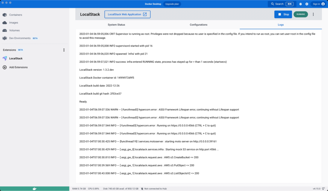 Develop Your Cloud App Locally with the LocalStack Extension | Docker Develop Your Cloud App Locally with the LocalStack Extension | Docker