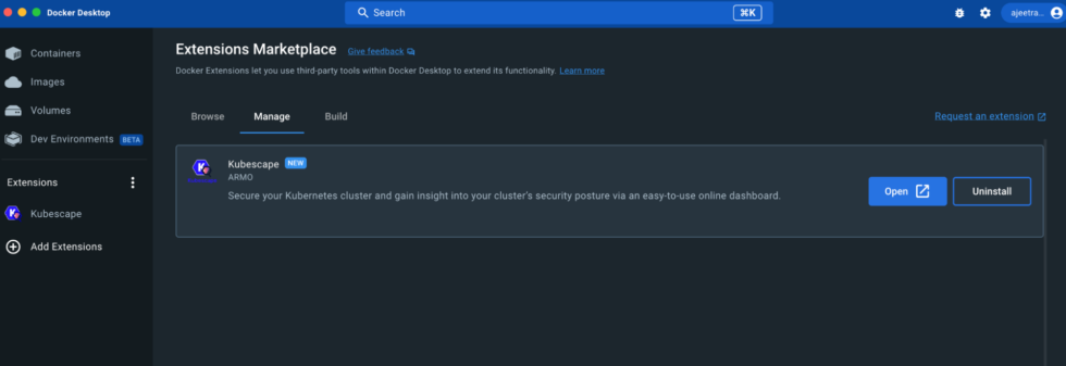 Secure Kubernetes Clusters With The Kubescape Extension Docker