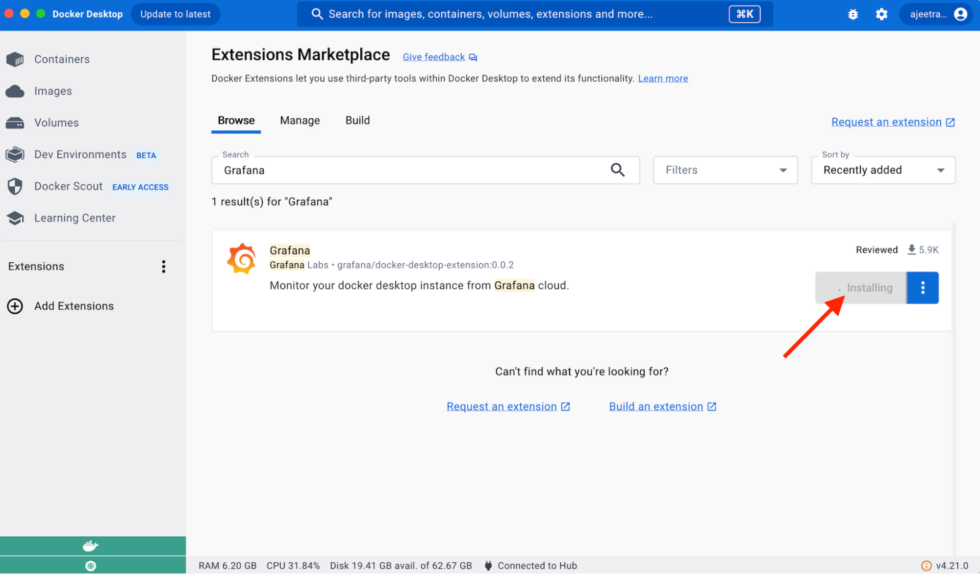 Unlock Docker Desktop Real-Time Insights with Grafana Docker Extension | Docker