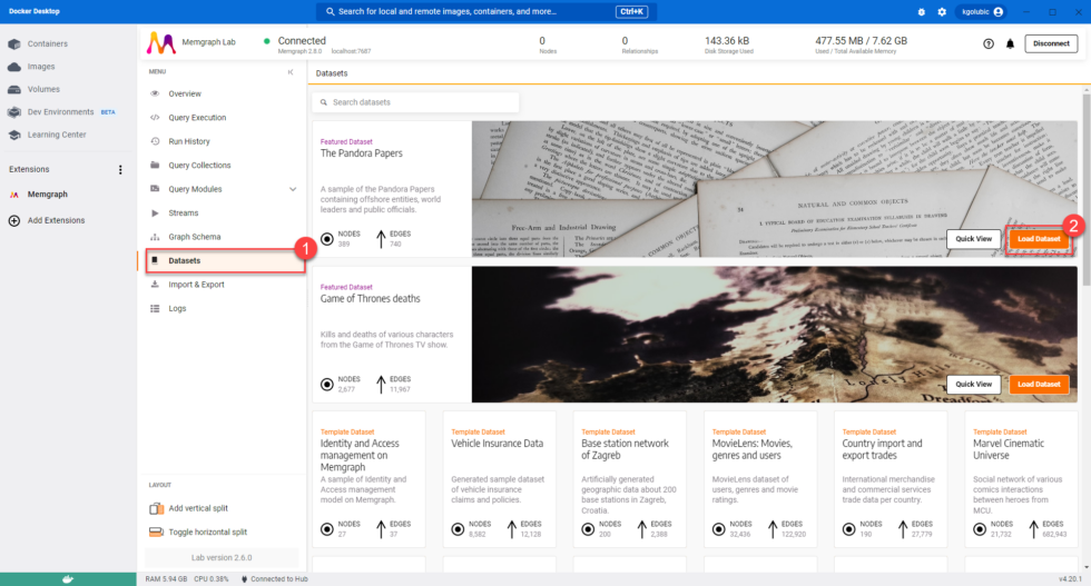 Memgraph Docker Extension: Empowering Real-Time Analytics with High Performance | Docker