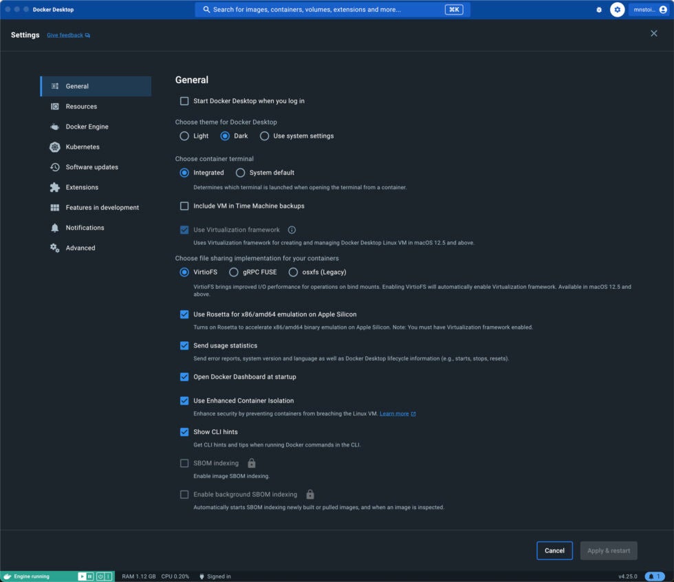 Docker Desktop 4.25: Enhancements to Docker Desktop on Windows, Rosetta for Linux GA, and New ...