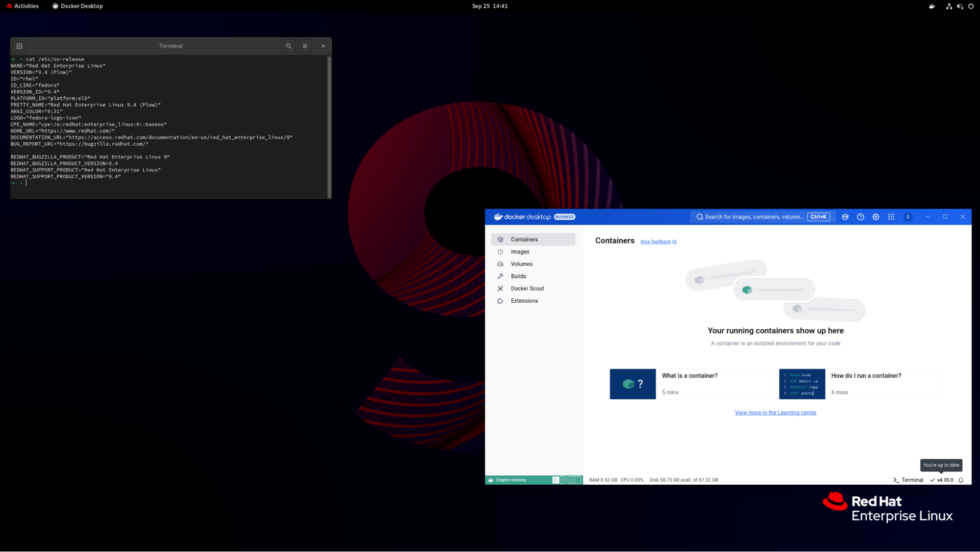 Docker Desktop 4.35: Organization Access Tokens, Docker Home, Volumes Export, and Terminal in ...